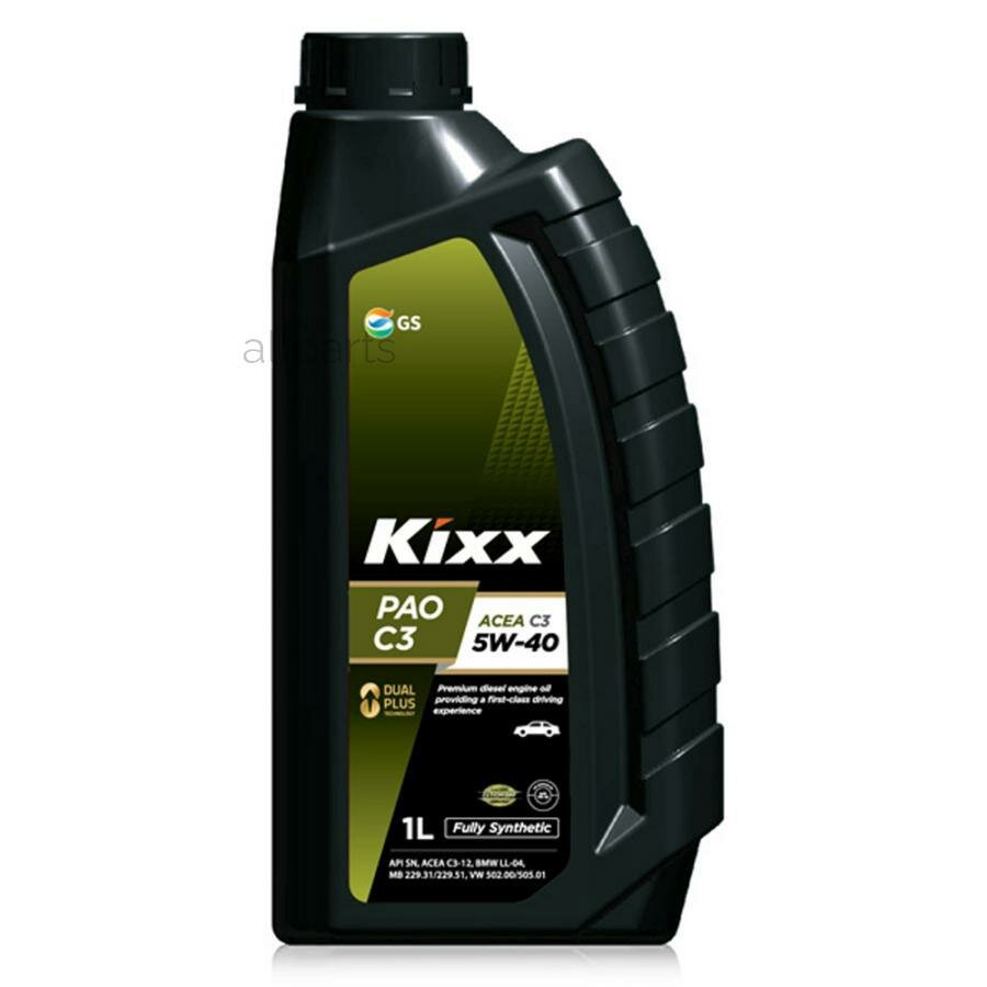 KIXX L2092AL1E1 Масло моторное Kixx PAO C3 5W-40 1 л KIXX L2092AL1E1