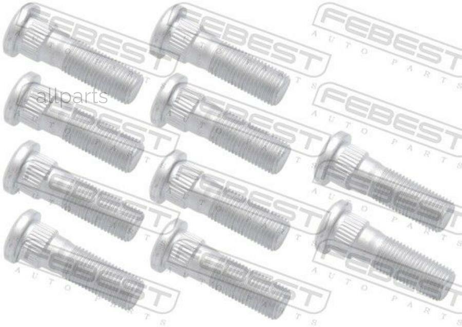 FEBEST 0284-001-PCS10 Шпилька колёсная NISSAN