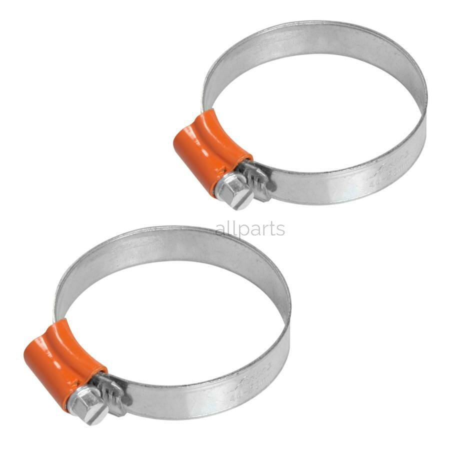 AIRLINE AHC-SK-16 Хомуты 44-56/11,7 мм, червячные, усиленные, W1 (оцинк.), комплект 2 шт. AIRLINE AHC-SK-16