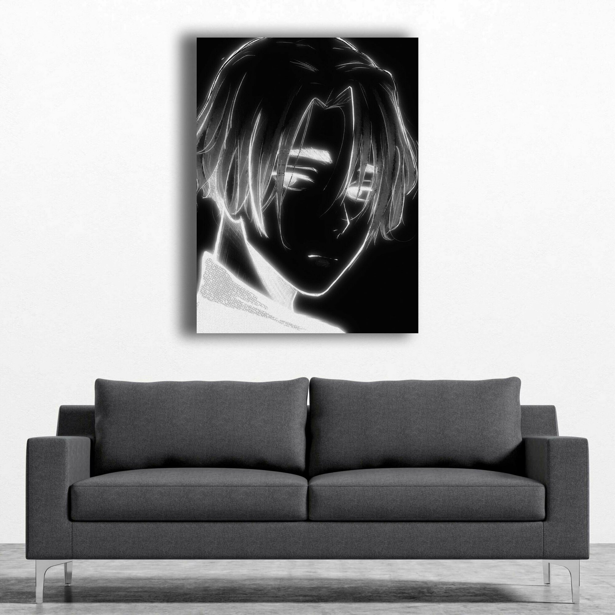 Интерьерная картина на холсте / dead inside / zxc 50*70