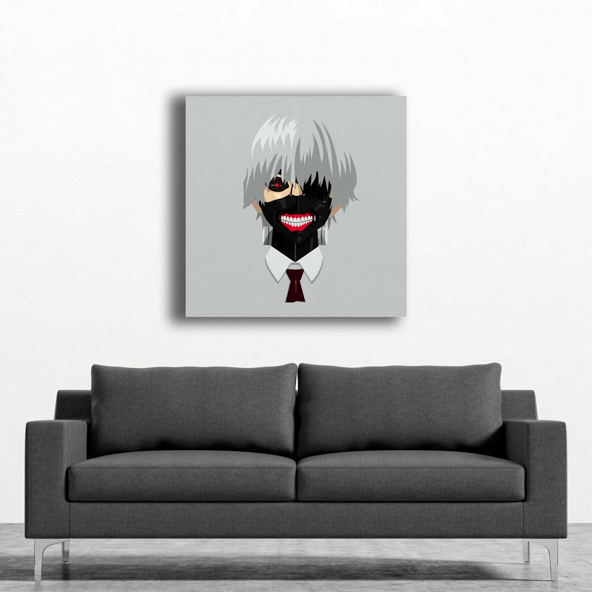 Интерьерная картина на холсте / dead inside / zxc 60*60