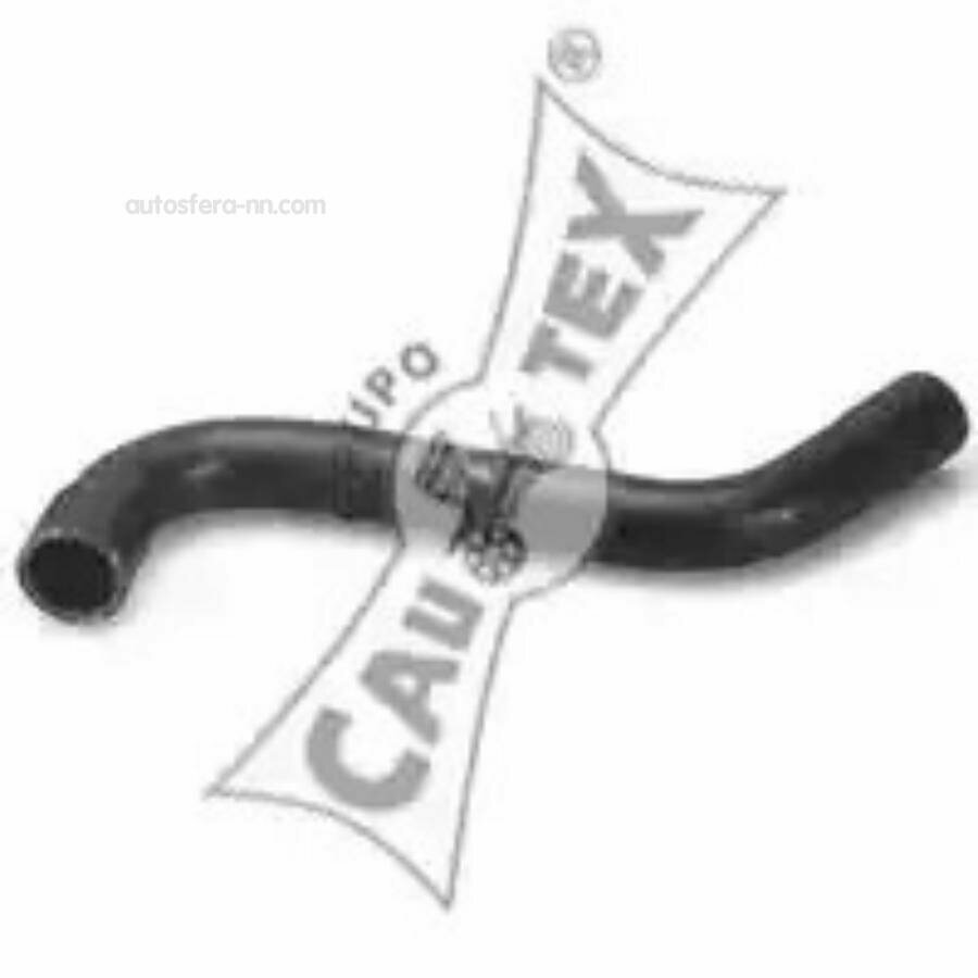 CAUTEX 036161 Патрубок системы охлаждения радиатора VOLKSWAGEN: PASSAT III 1.6-1.8-1.9D/TD-2.0 88-93, PEUGEOT: 405 1.9D/TD 88-96, NISSAN: SUNNY 1.7D 86-91, FORD: ESCORT III 1.1 80-85