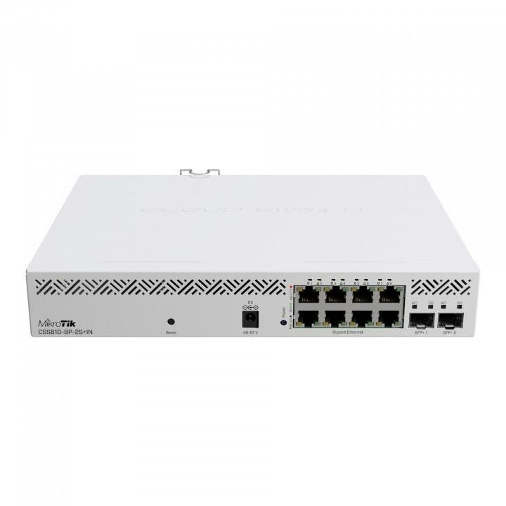 Коммутатор Mikrotik CSS610-8P-2S+IN управляемый