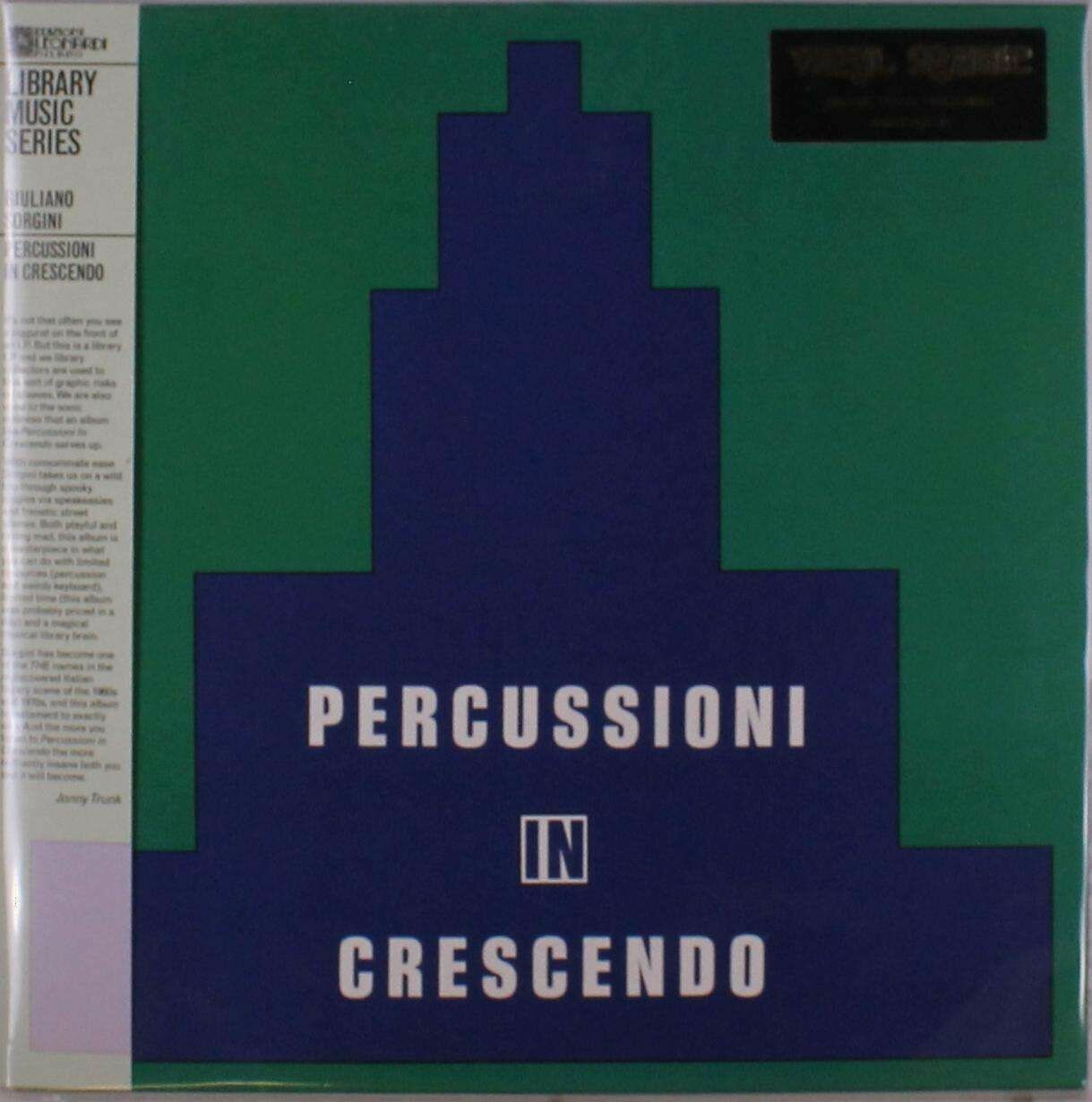 Виниловая пластинка Giuliano Sorgini - Original Soundtrack: Percussioni In Crescendo (180g) (1 LP)