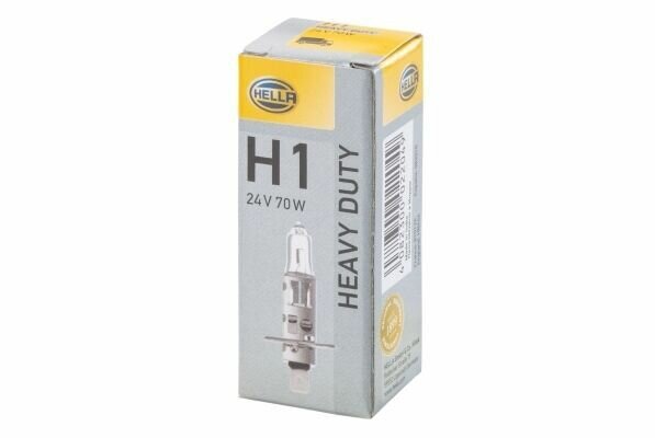 Лампа Hella Галогеновая H1 P14.5S 70W