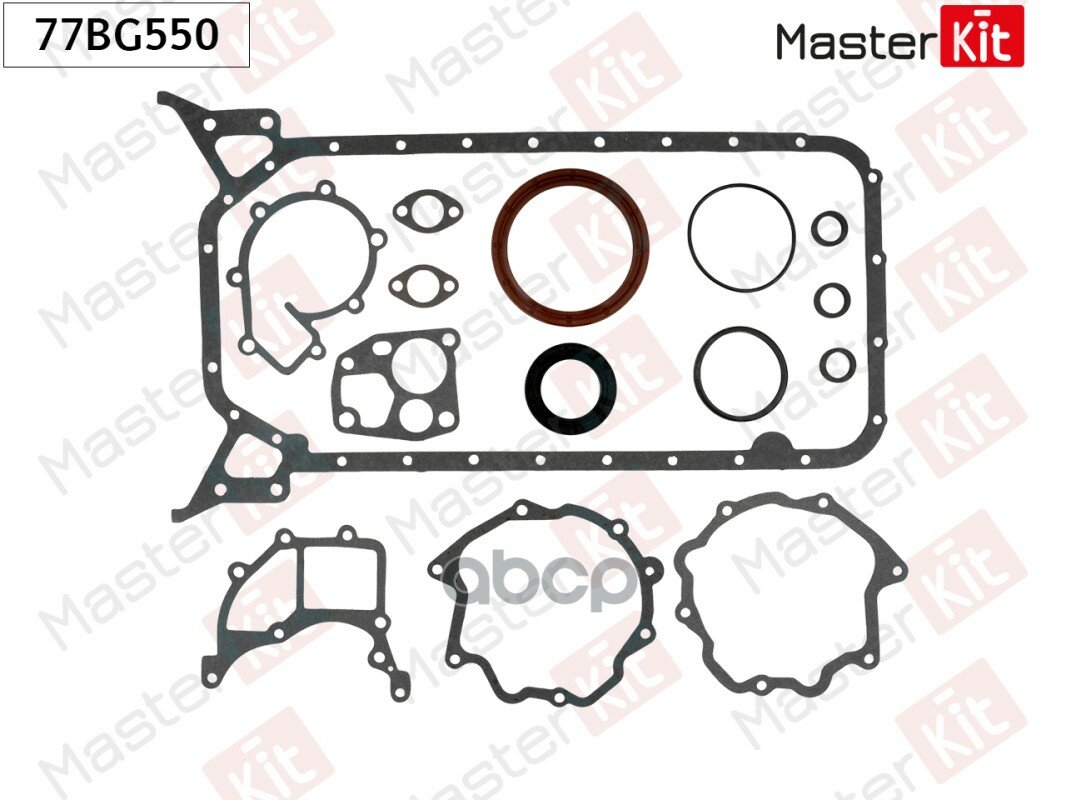 Комплект прокладок блок-картера двигателя MB C-CLASS (W202) OM 601.913 MasterKit арт. 77BG550