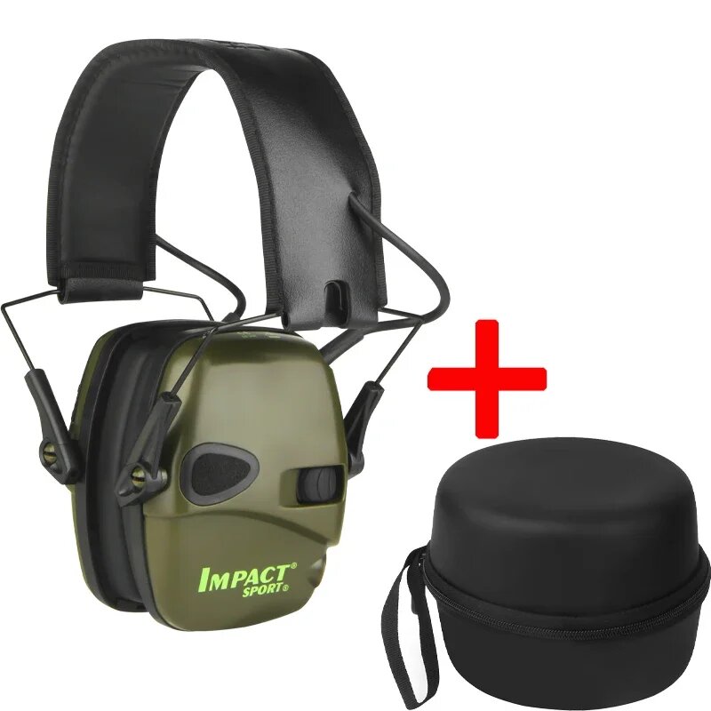 Тактические электронные наушники Peltor Green With box
