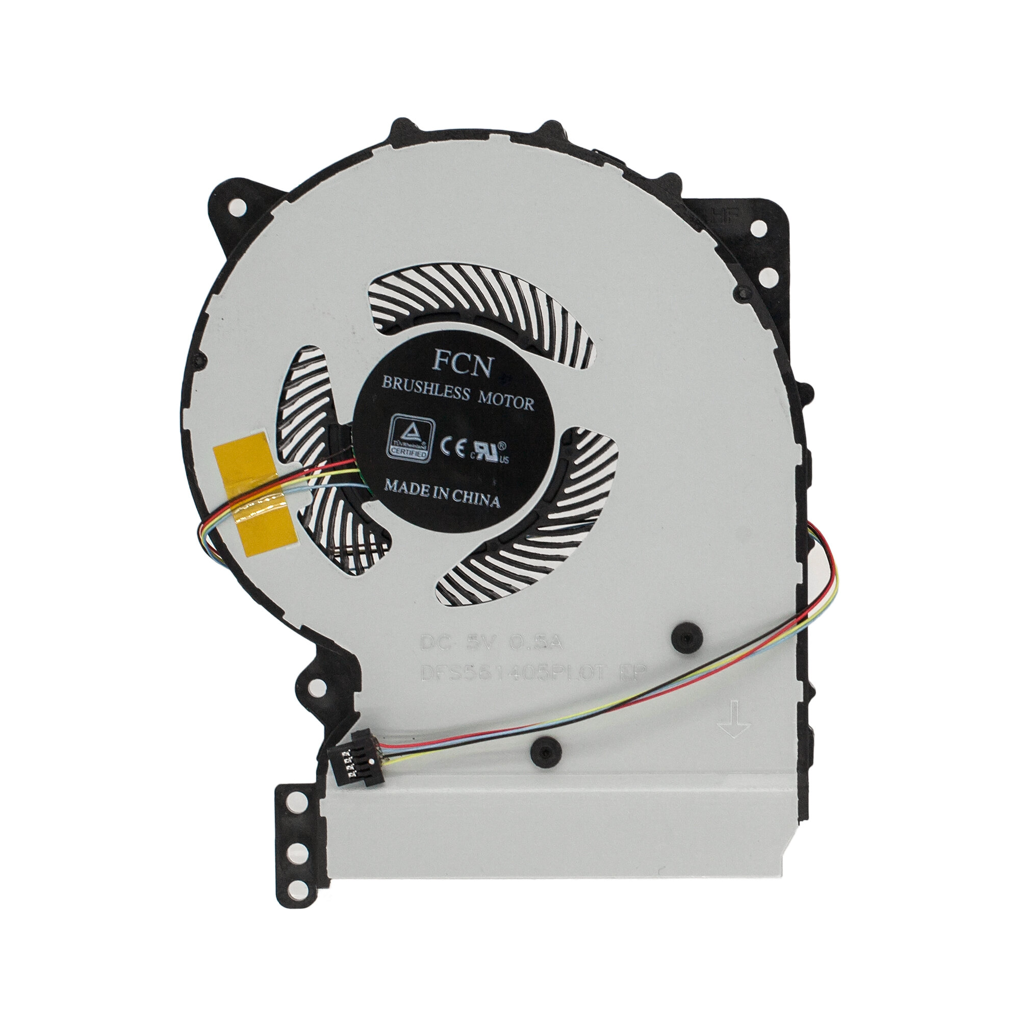 Кулер DFS561405PL0T-FKCP для Asus X507LA / X507MA / X507UA / X507UB / X507UF / 13NB0HI0T01111