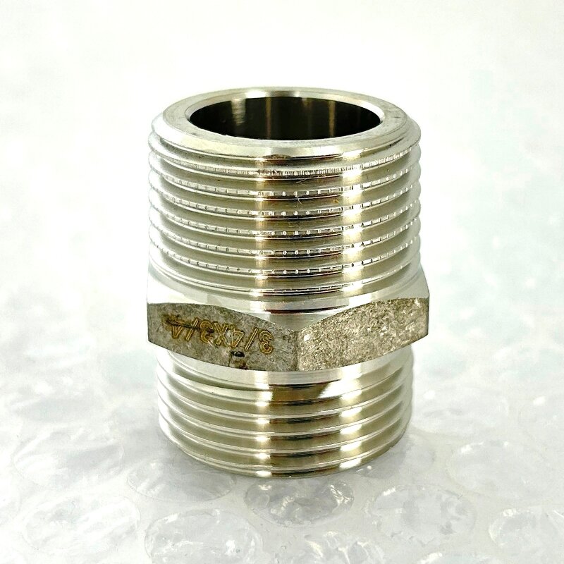 Ниппель Н 3/4", нержавеющая сталь UNI-FITT