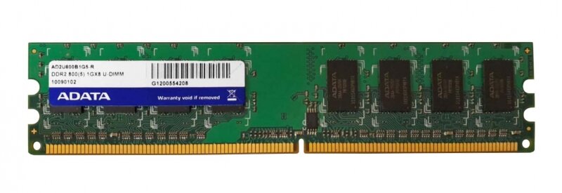 Оперативная память ADATA AD2U800B1G5-R DDRII 1GB