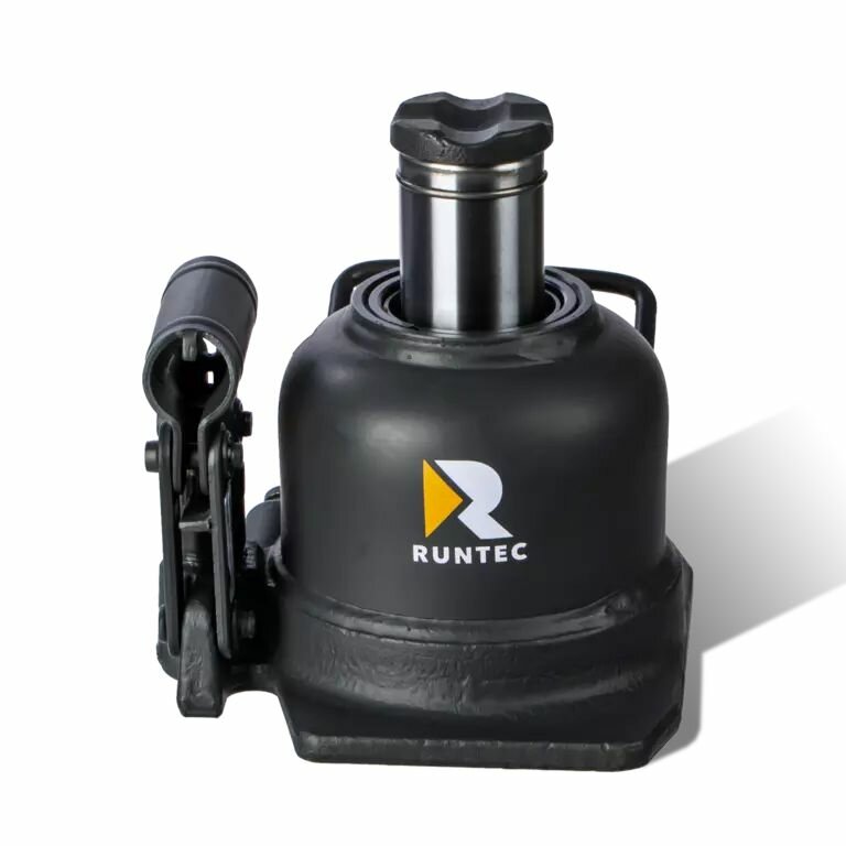 Домкрат бутылочный, двухштоковый, профессиональный 10 т, 125-225 мм RUNTEC RT-WJ10