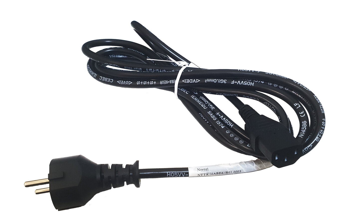 NTTK16ABE6 Кабель питания Nortel C13 -сеть 2,5м 250V 10A 3х1мм2