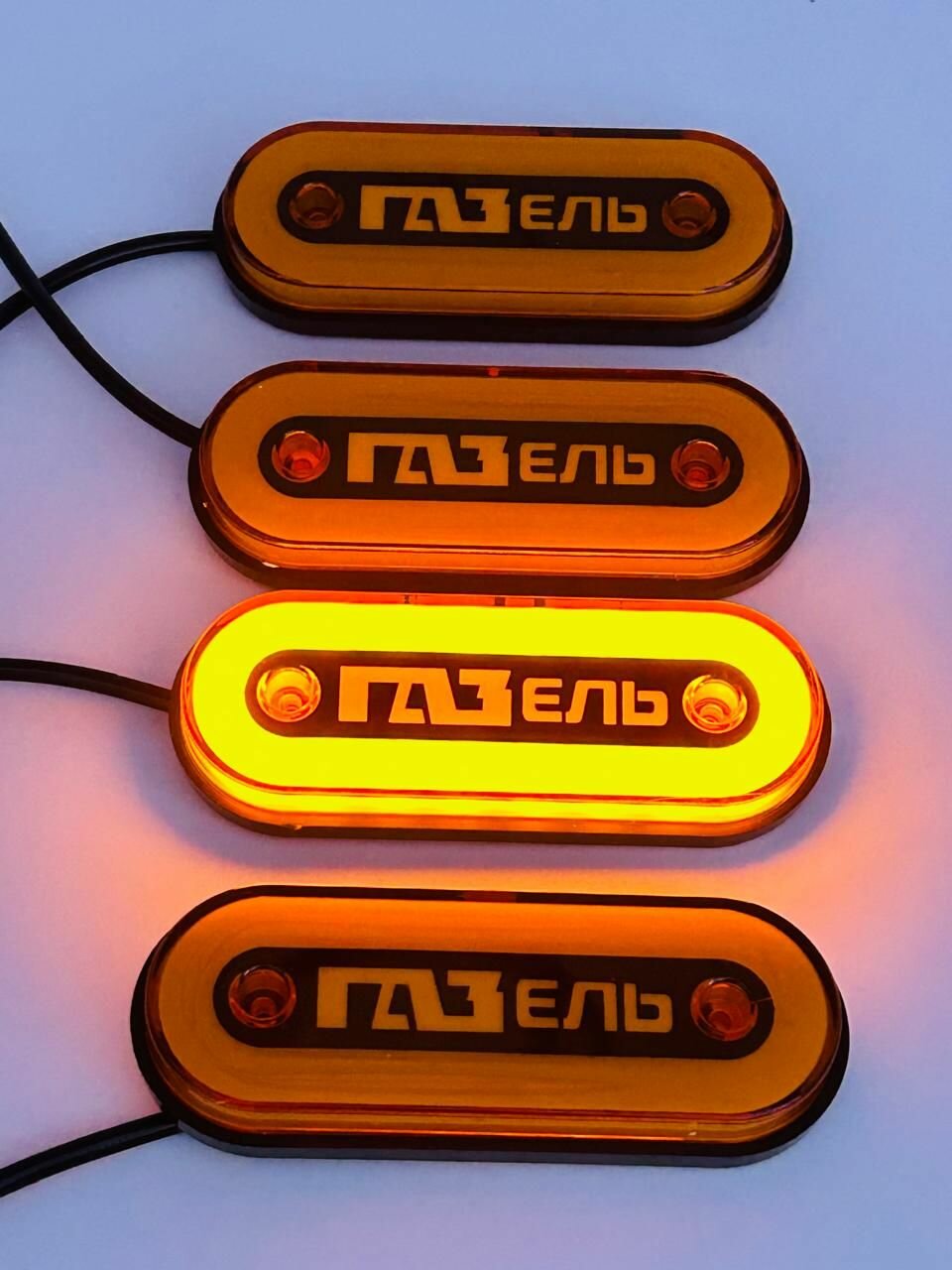 Указатель габаритов Газель 12-24V MINI LED + Стробоскоп 4 шт