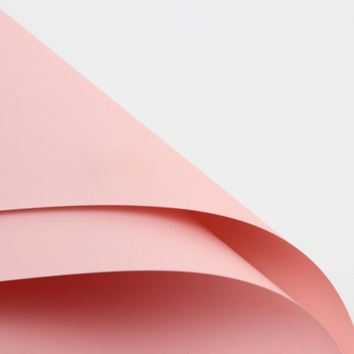 Пленка для цветов тонированная, матовая, марсала, микс, 57×57±5% см, 65 мкм