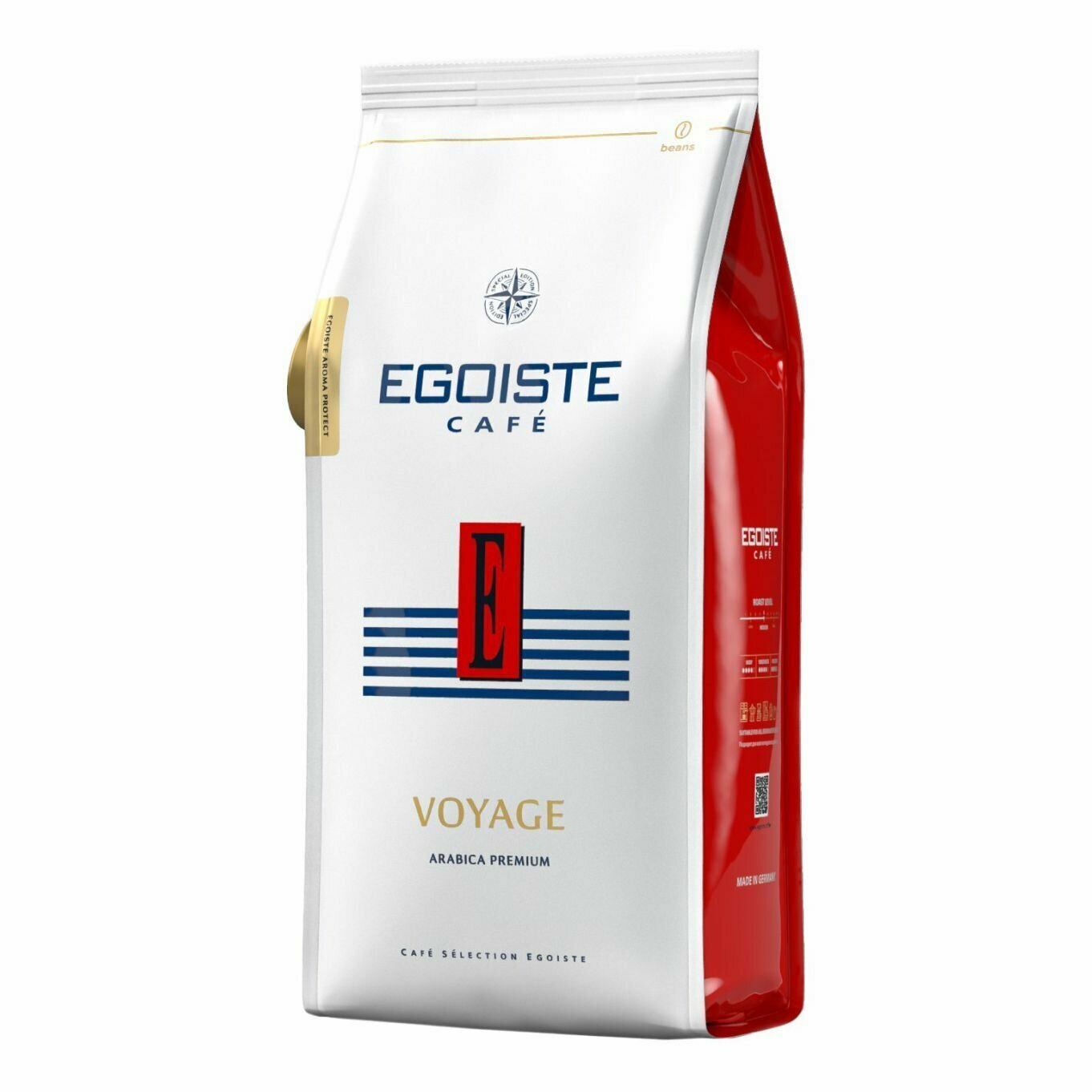 EGOISTE Voyage Кофе в зернах полимерная упаковка 1000г.