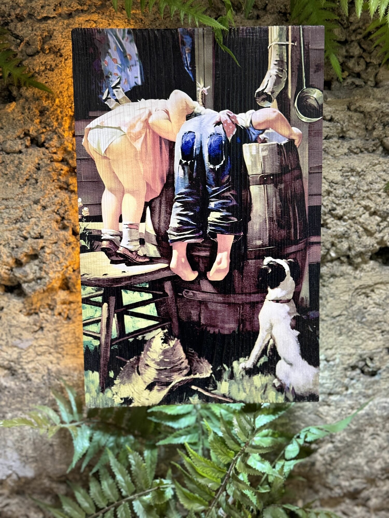 Табличка для бани - Бочка Эхо 20х30см