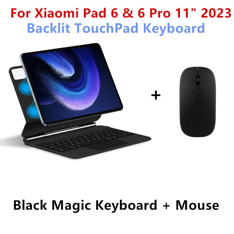 Magic Keyboard для Xiaomi Pad 6 Russian Layout, MiPad 6 and 6 Pro B