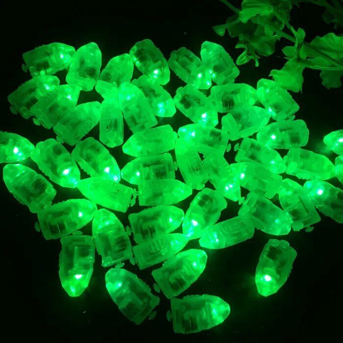 Светодиодные лампы изумрудные, green, Color: Изумрудный