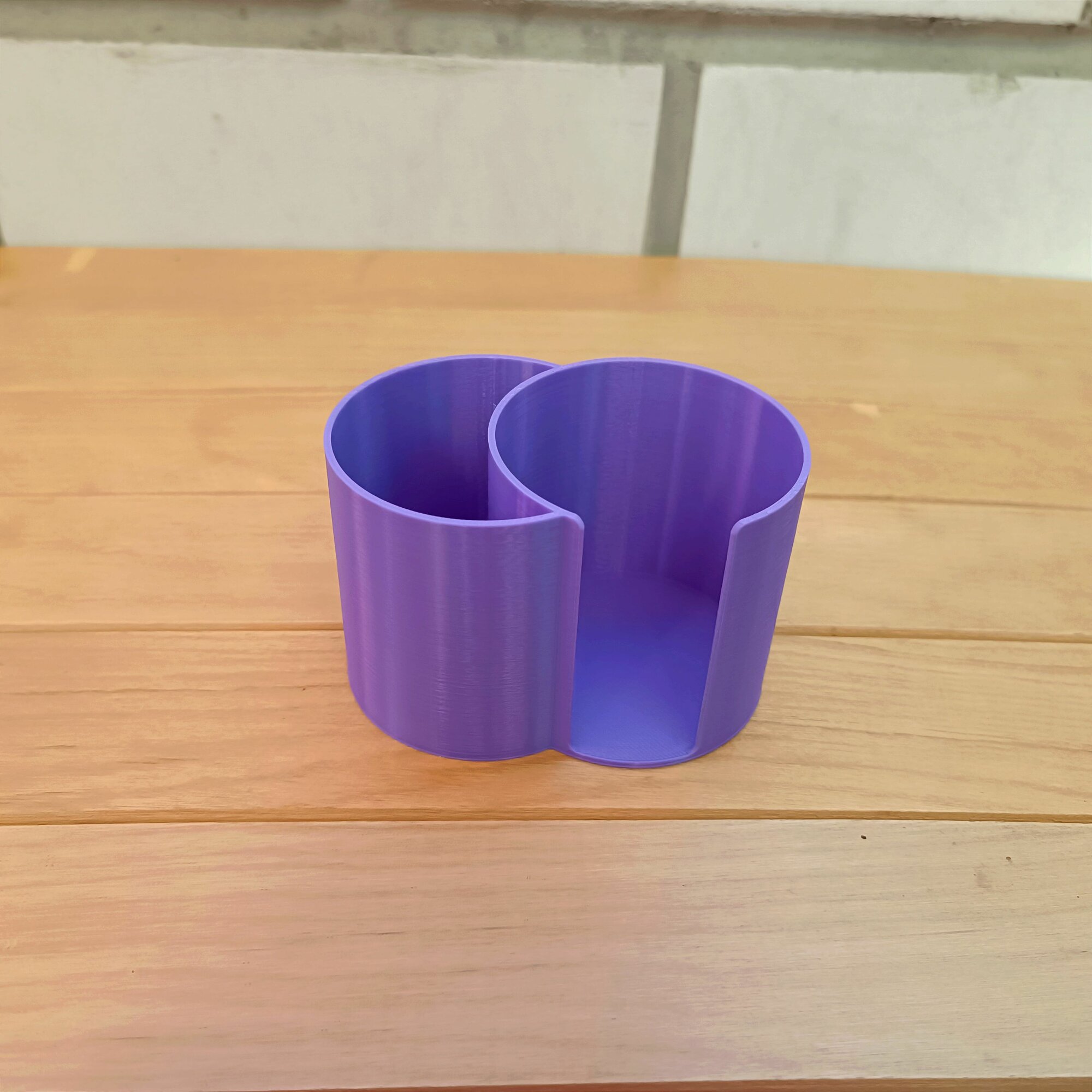 Органайзер ватных дисков и палочек сиреневый