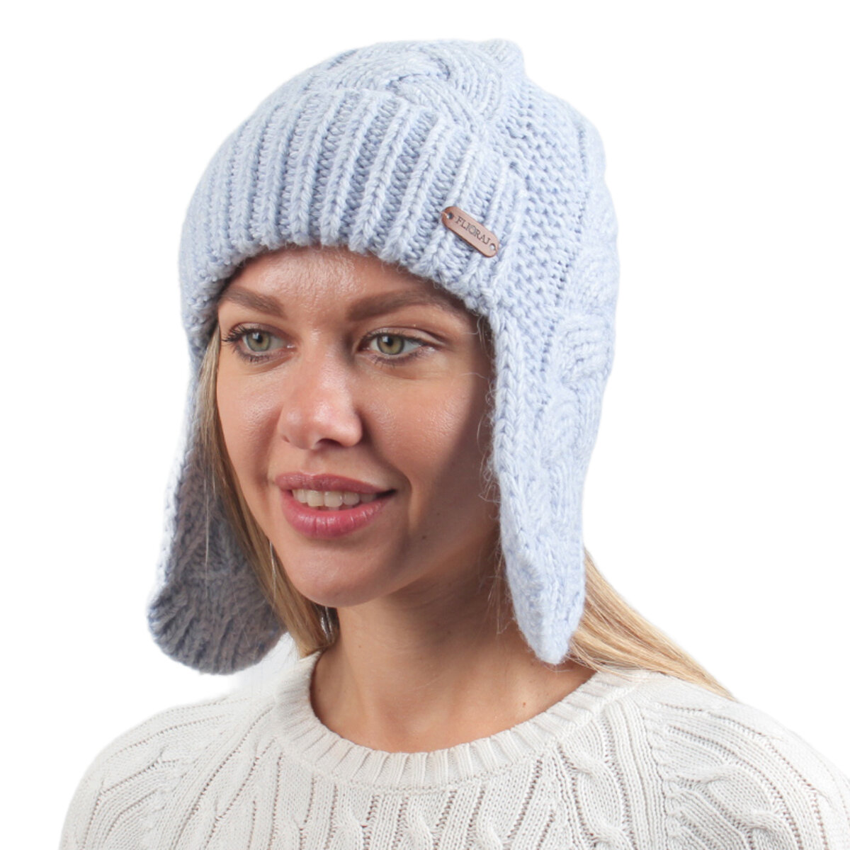 Шапка-ушанка для женщин