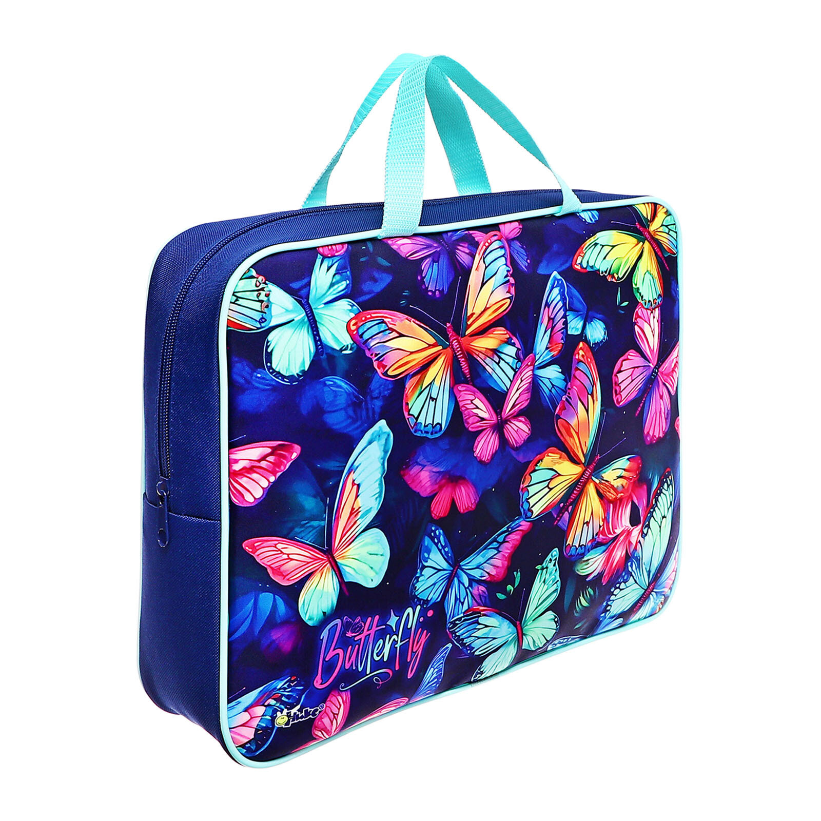 Папка сумка для рисунков и уроков технологии и труда А-3 475мм х345мм х8мм на молнии с ручками