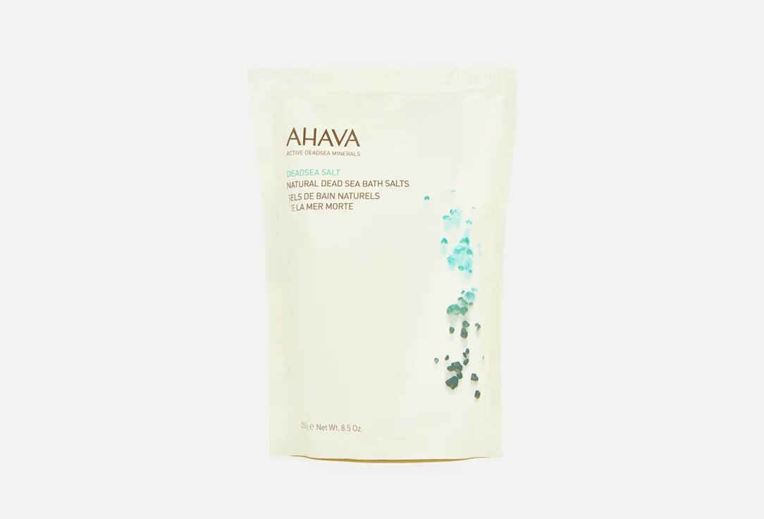 Соль для ванны AHAVA "Deadsea Salt", натуральная, смягчение, 250мл