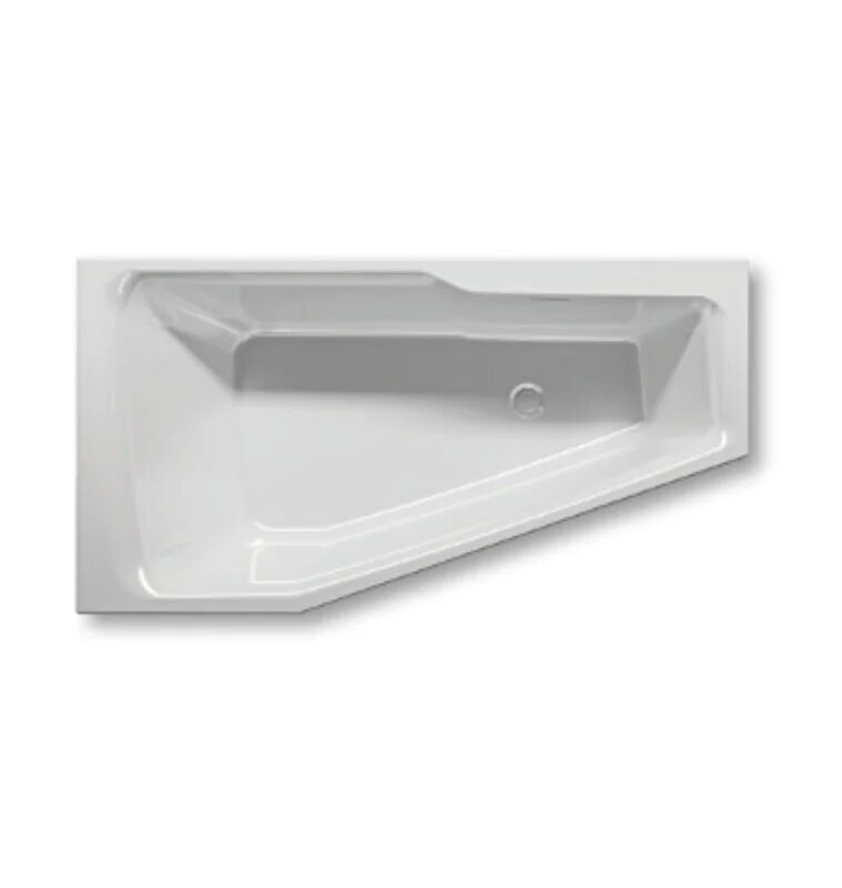 Акриловая ванна Riho Rething Space правосторонняя (160x75) заполнение через перелив B111006005