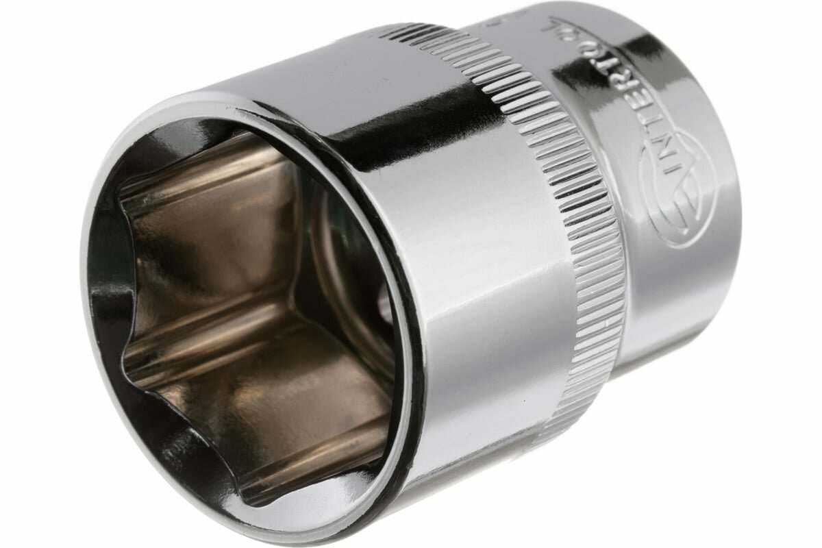 INTERTOOL Головка шестигранная 1/2, 23мм, Cr-V ET-0023