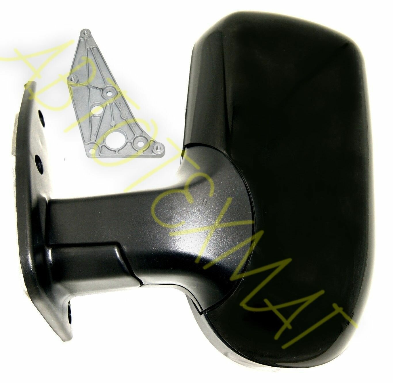 Зеркало боковое для Газель 3302, 2705, Бизнес, левое Черный цвет.