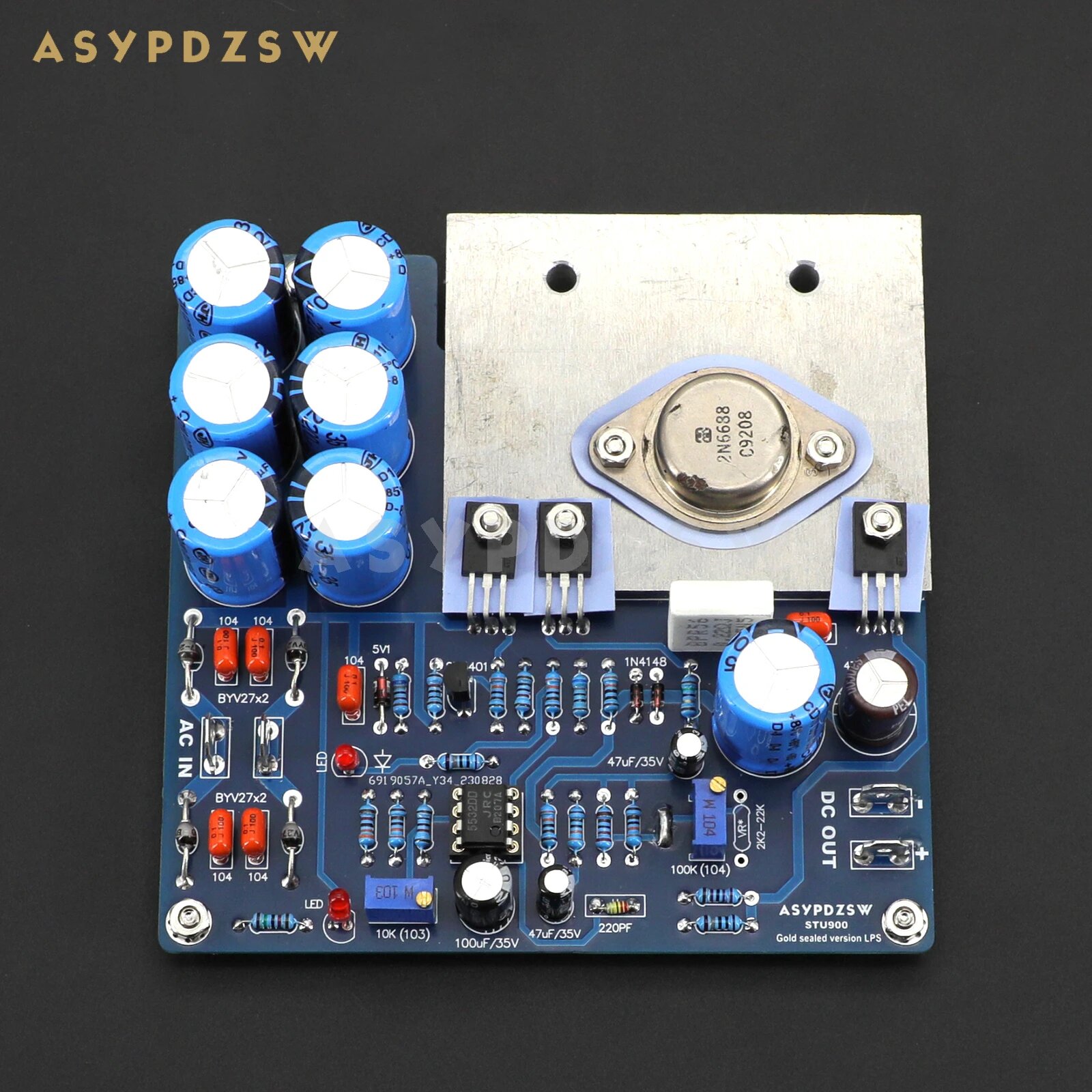 Линейный источник питания ASYPDZSW STU900, 12V, Finished board