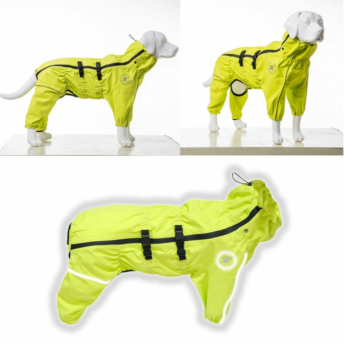 Дождевик/куртка для домашних животных, подходит для средних и крупных собак