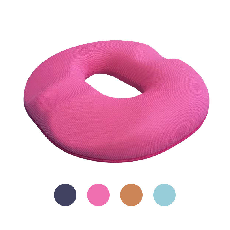 BMC Подушка с отверстием Кольцо круг от пролежней с эффектом памяти для осанки копчика против геморроя