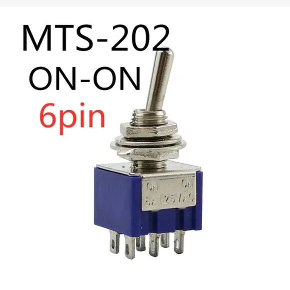 Миниатюрный кулисный переключатель MTS-102 103 202 203 MTS202