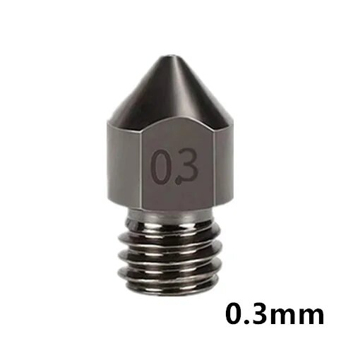 IdeaFormer MK8 сопло из закаленной стали для 3D-принтера 1Pcs, 0.3mm
