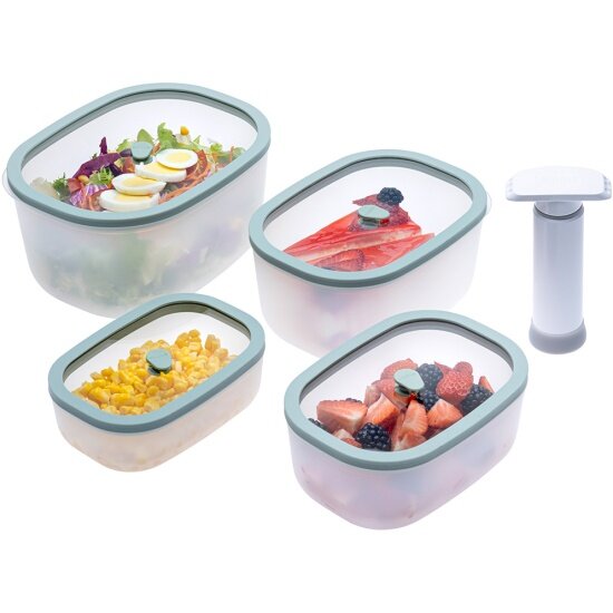 Набор контейнеров для вакуумной упаковки Status Fresko set 5 mint