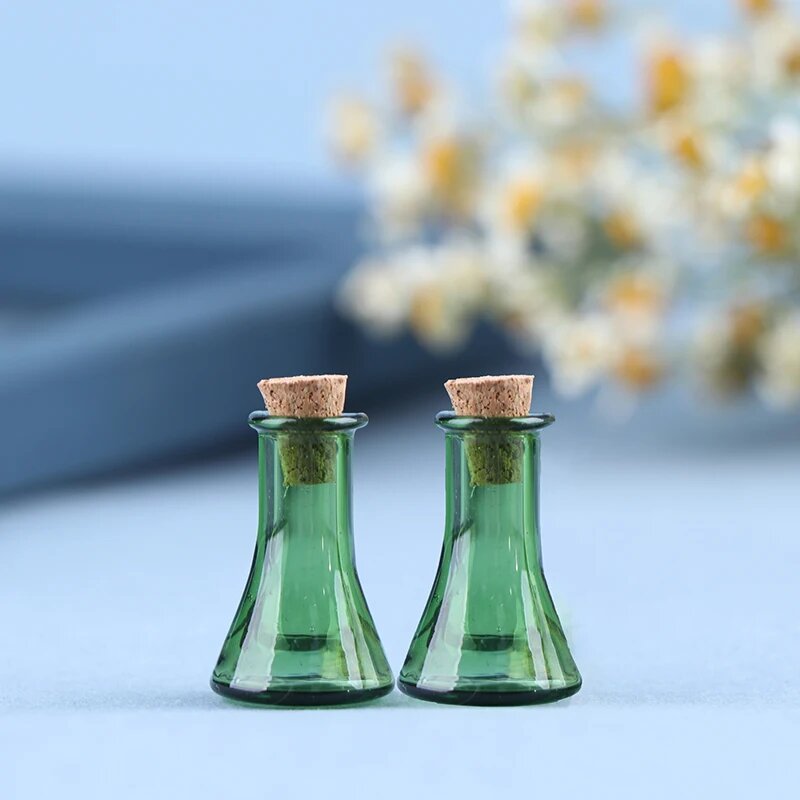 Мини стеклянные бутылочки GN, 2 шт. для кукол