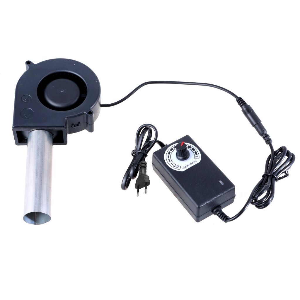 Набор инструментов,12V 9733 вентилятор + металлический воздуховод + источник питания с регулировкой скорости - европейская версия, набор