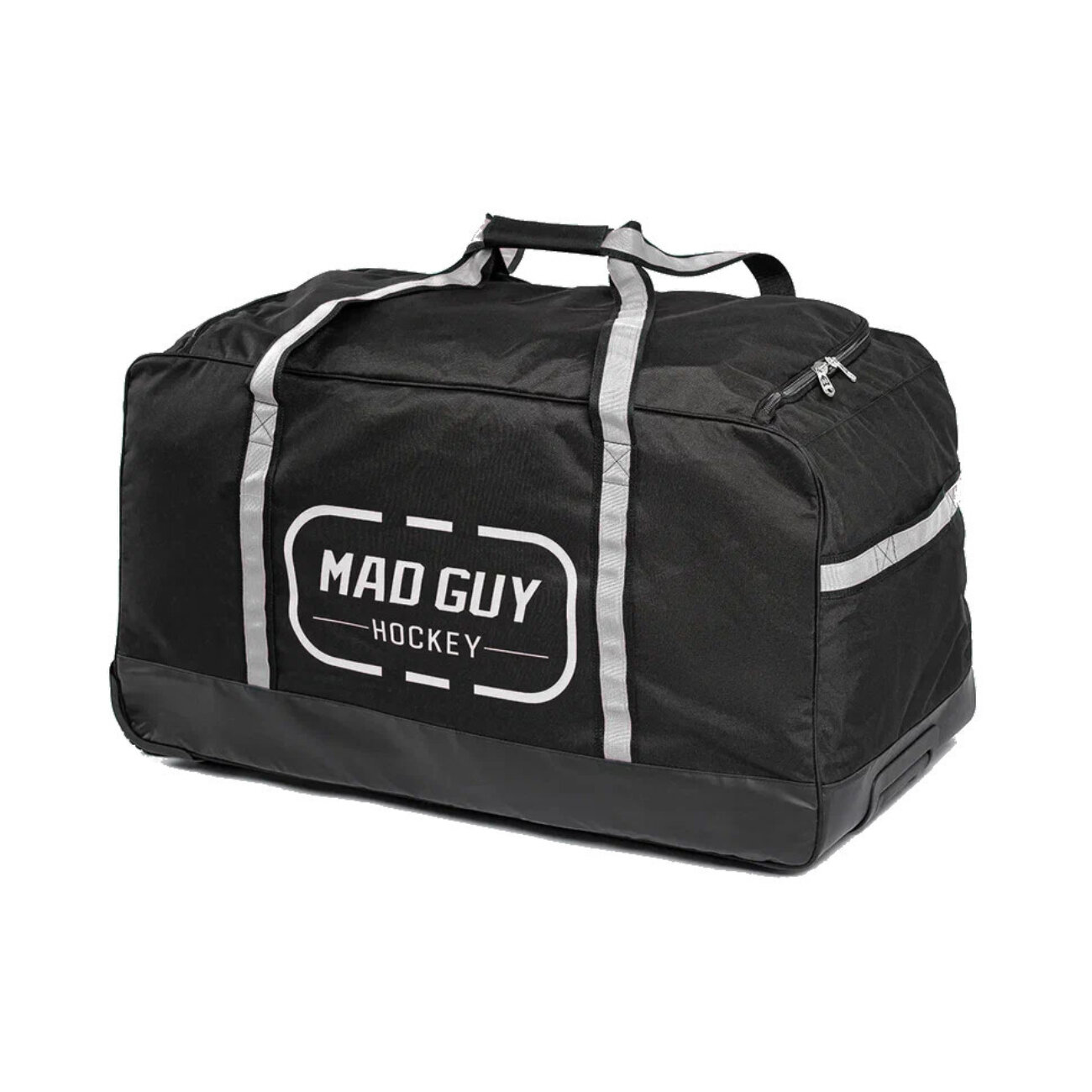 Сумка хоккейная на колесах Mad Guy Strike 2.0 JR 32" черная/белая