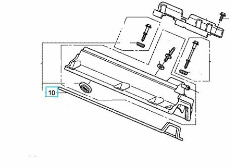 Прокладка клапанной крышки задней ГБЦ; Артикул Honda: 12351R70A00 (Оригинал)
