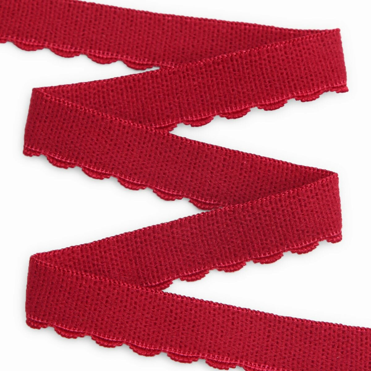 МЛ175.012/1 Резинка отделочная (становая) 5,03гр/м, эластичность 120%, 12мм*50м (бордовый)