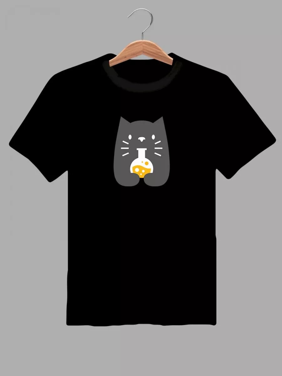 Футболка кот химик