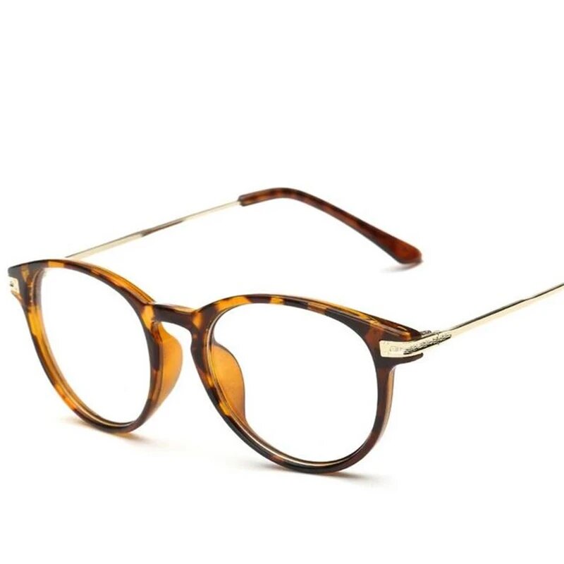 Очки для зрения ретро, Leopard Frame, Myopia -1.5
