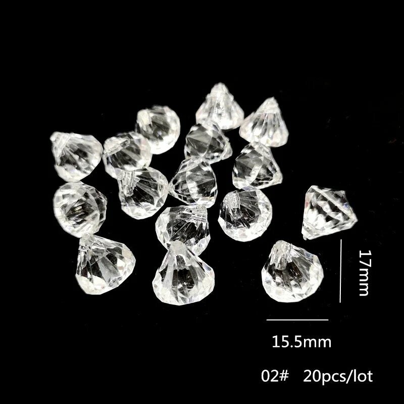 Хрустальные бусины из акрила LXGSMBENTENG 02