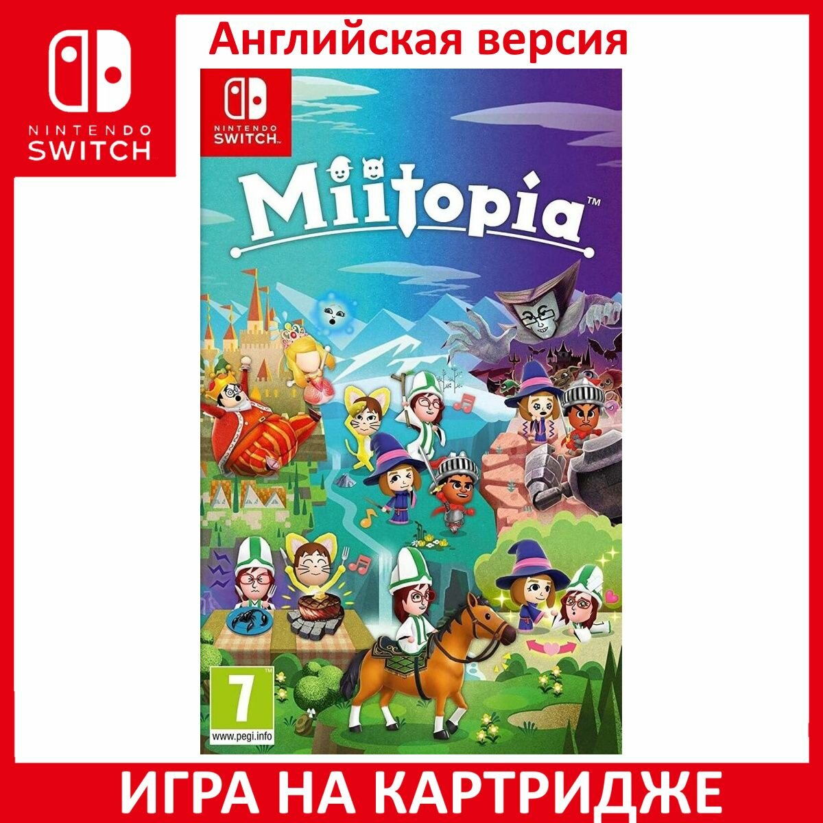 Игра Miitopia Switch Картридж на Nintendo Switch Английская версия