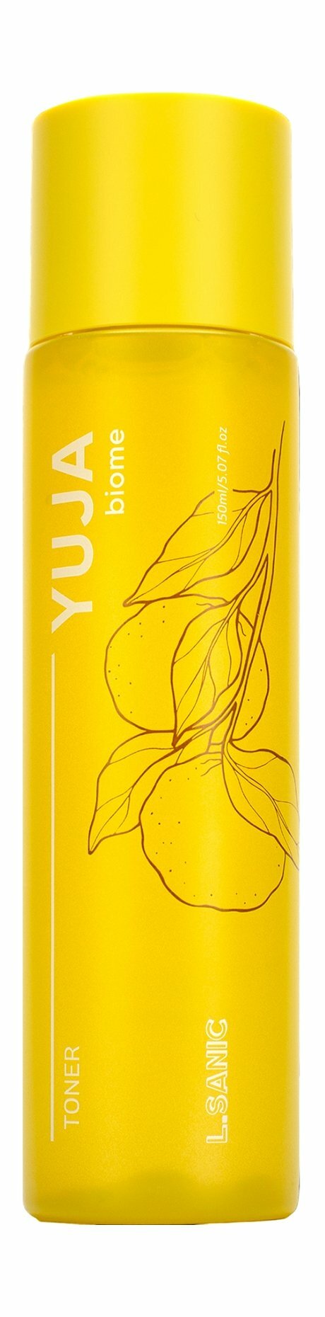 L.Sanic Yuja Biome Toner Восстанавливающий тонер для лица с экстрактом юдзу и пробиотиками 150мл