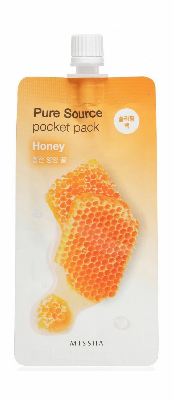 MISSHA Pure Source Pocket Pack Маска для лица Honey, 10 мл
