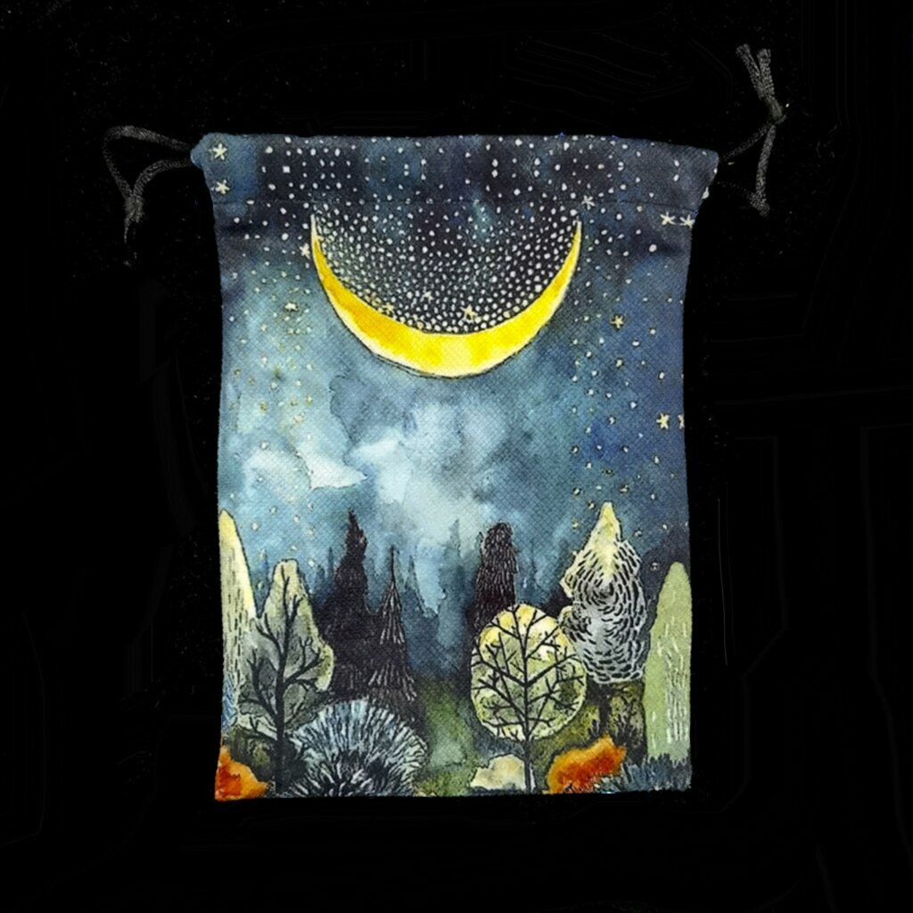 Сумка таро 5 x 7 -дюймовые шнурки для подарка