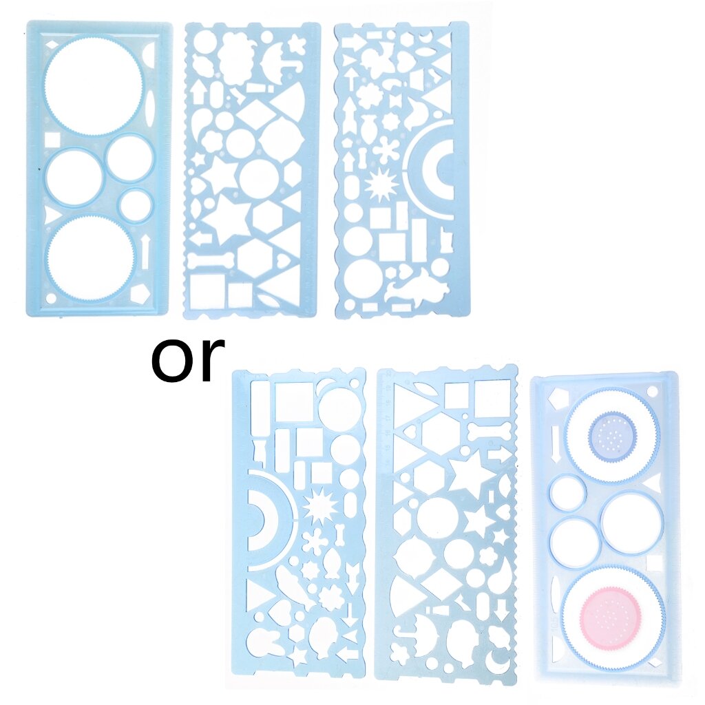 3 шт./упак. калейдоскоп трафареты линейки 30 форм для начинающих студентов детей