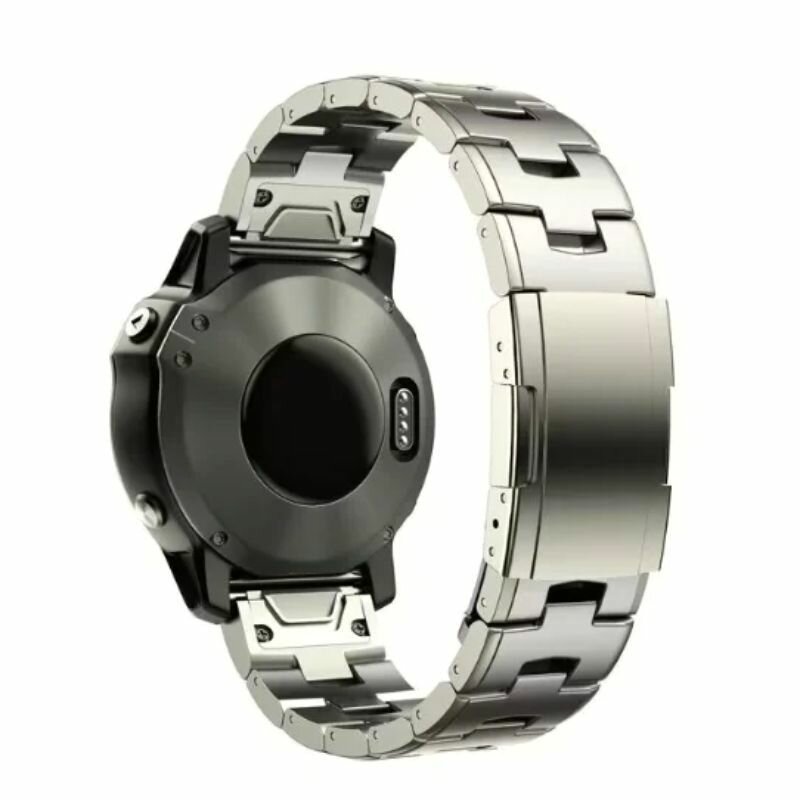 Браслет Premium титановый QuickFit для Garmin Fenix 5 / 7 Pro / 6 GPS/Garmin Fenix 8 47MM ширина 22mm Титановый Цвет