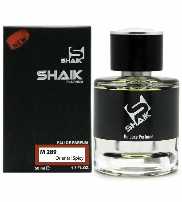 SHAIK Парфюмерная вода №289 50 мл , древесный амбровый аромат